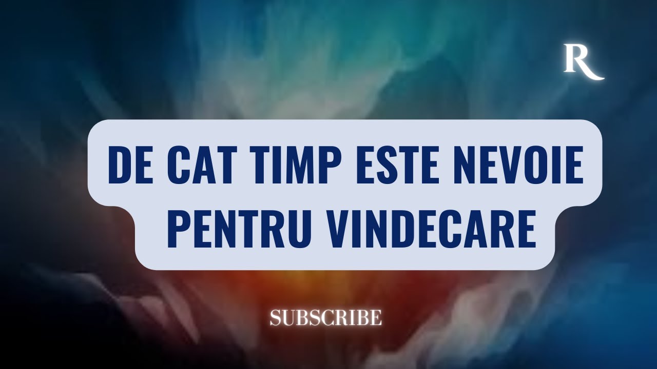 De cat timp este nevoie pentru vindecarea sufletului?! - YouTube