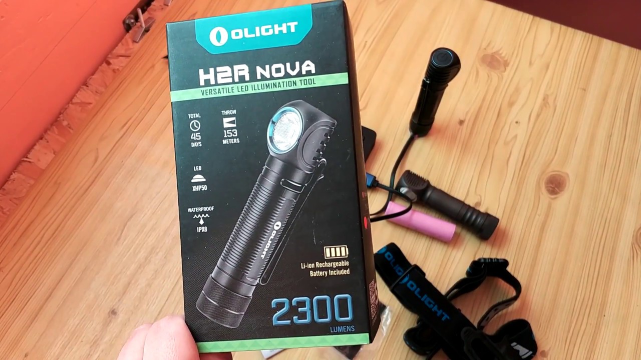 OLIGHT H2R NOVA - обзор, глупости и боль - YouTube