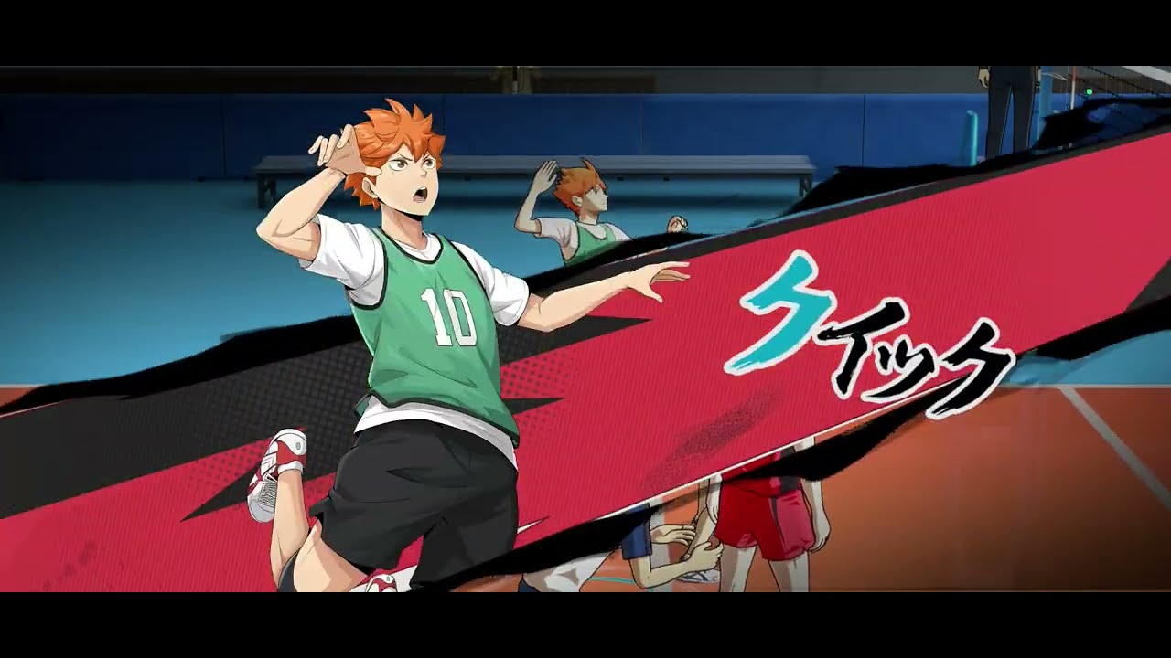 Hinata Learn Serve in Haikyuu Fly High - YouTube