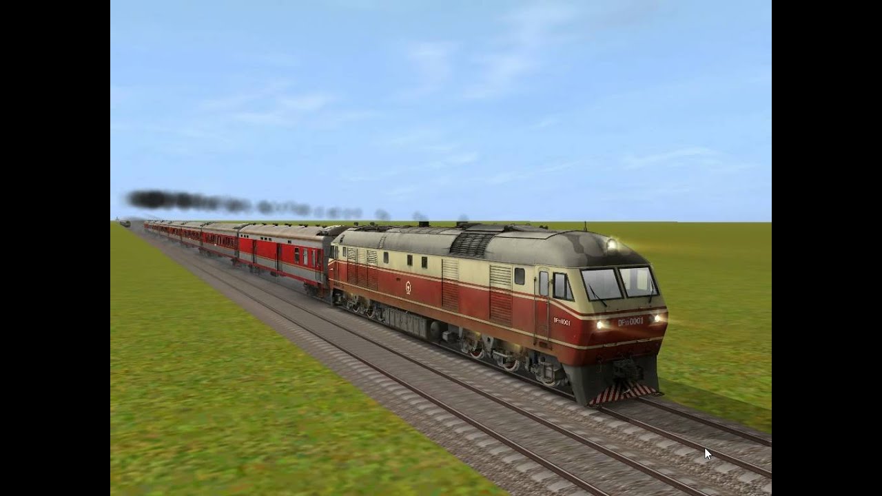 (Trainz Simulator 12) HST125 overtaking DF11 Train - YouTube