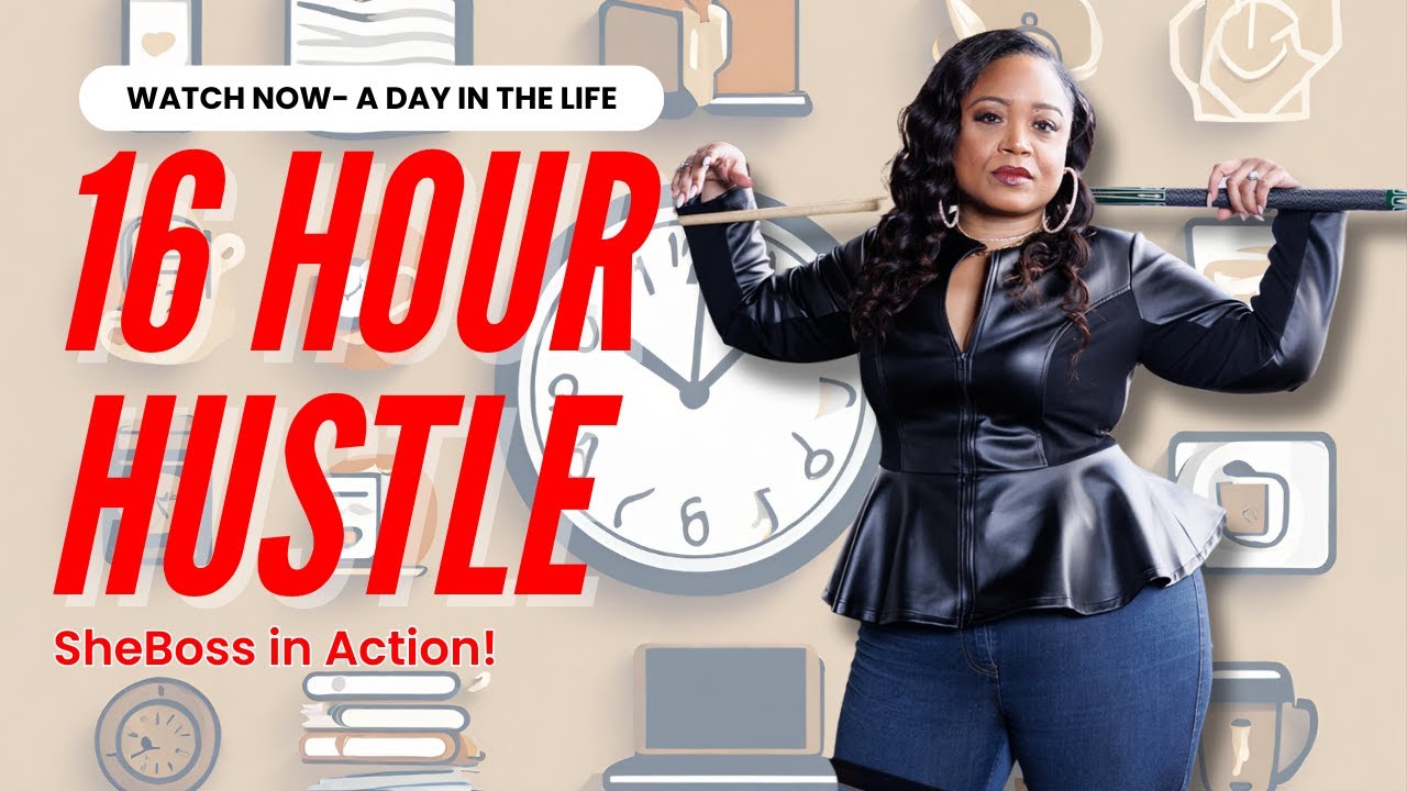Day In The Life of a Busy Black Female Entrepreneur| 16 Hour - Being a ...