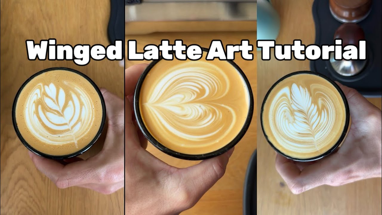 EP.20 | WINGED LATTE ART TUTORIAL - YouTube