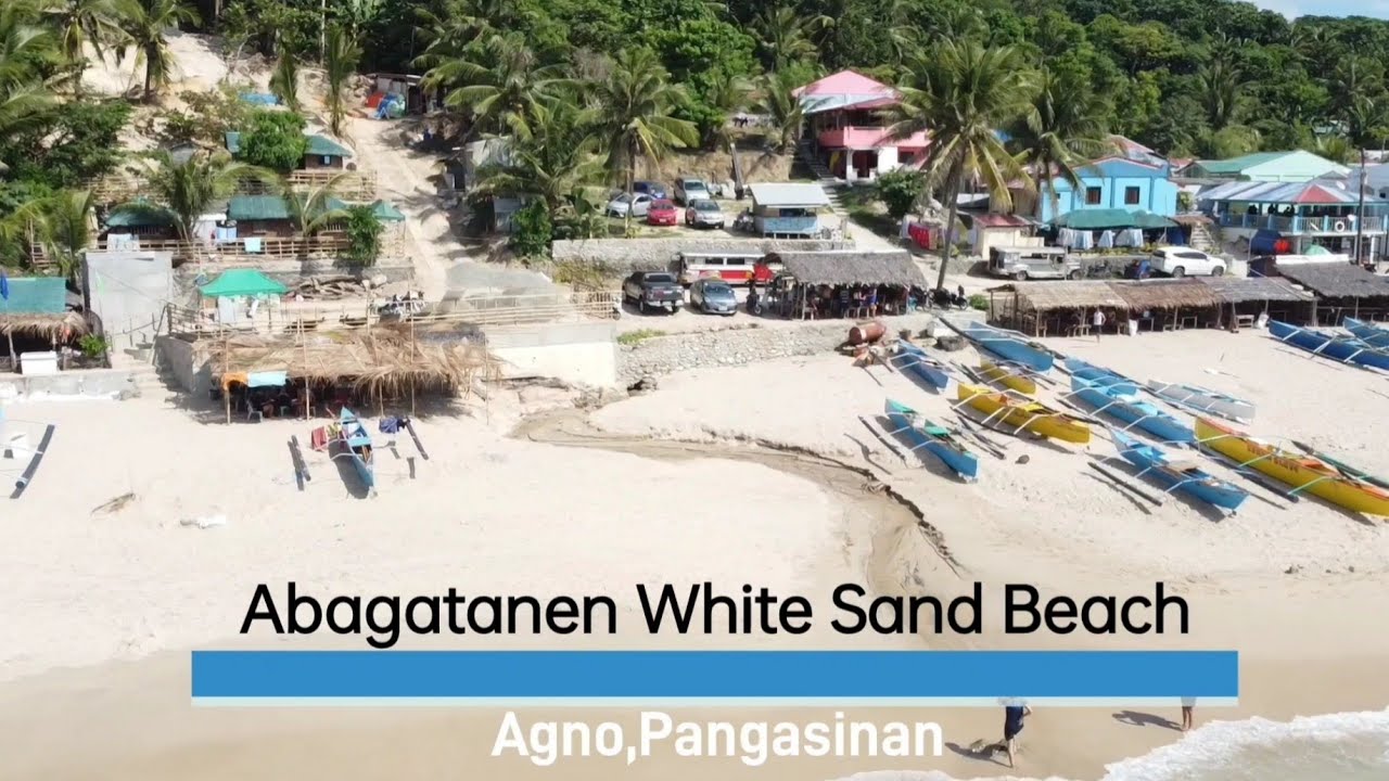 Agno Pangasinan - Abagatanen White Sand Beach - YouTube