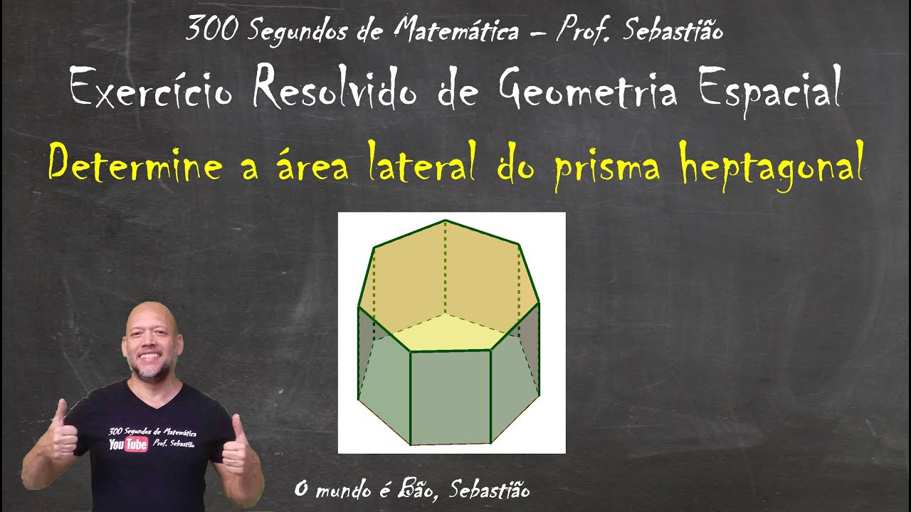 GEOMETRIA ESPACIAL - POLIEDROS - Exercício 21 - Área Lateral do Prisma ...