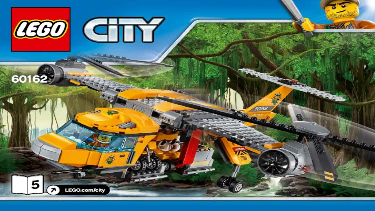 LEGO City Jungle Explorers 2017 JUNGLE AIR DROP HELICOPTER 60162 #5 ...