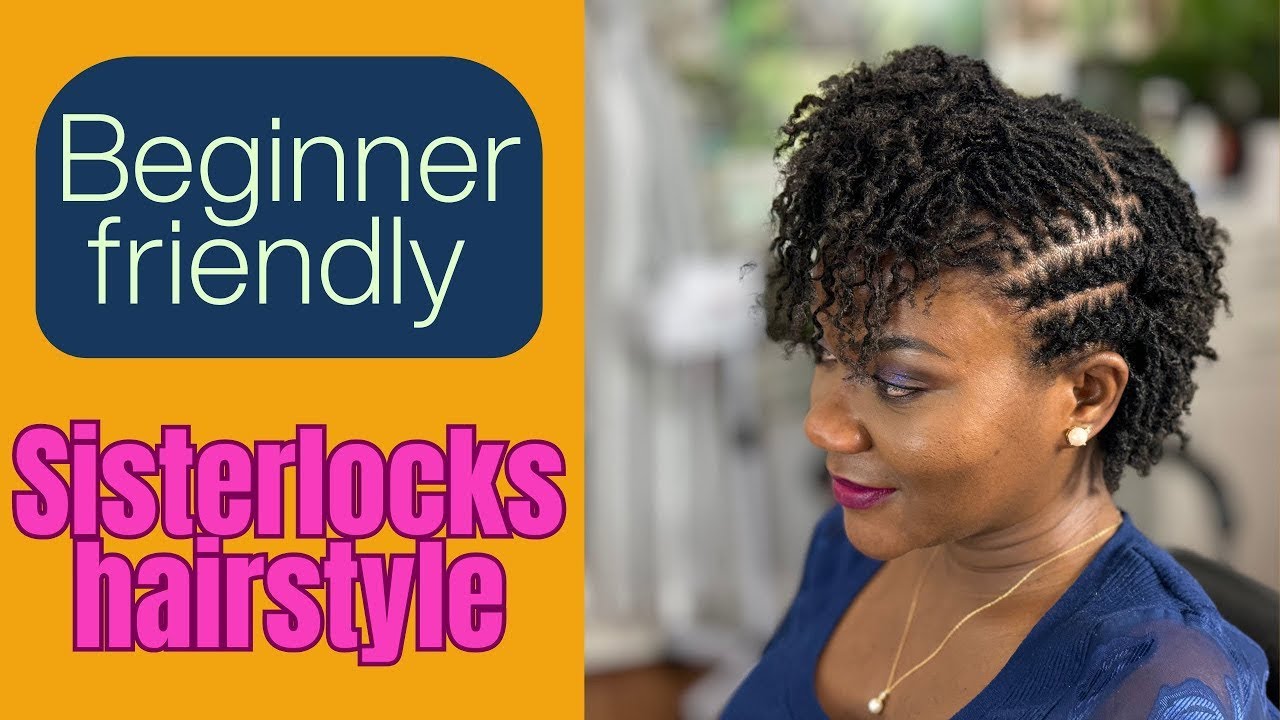 Sisterlocks On Short Hair Get A Faux Mohawk Look! @MarissaJOAT - YouTube