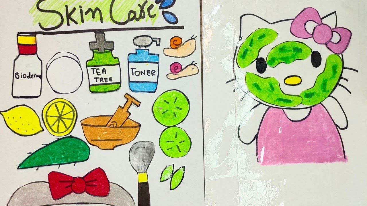 [💸 paperdiy💸] Skin care 💦 PAPER COSMETICS Tutorial asmr |Easy Paper ...