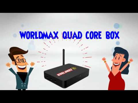 worldmax quad core box - YouTube