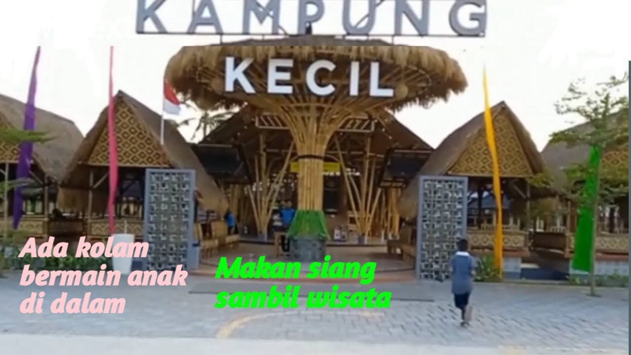 Rumah Makan kampung kecil gunung Sindur Bogor - YouTube