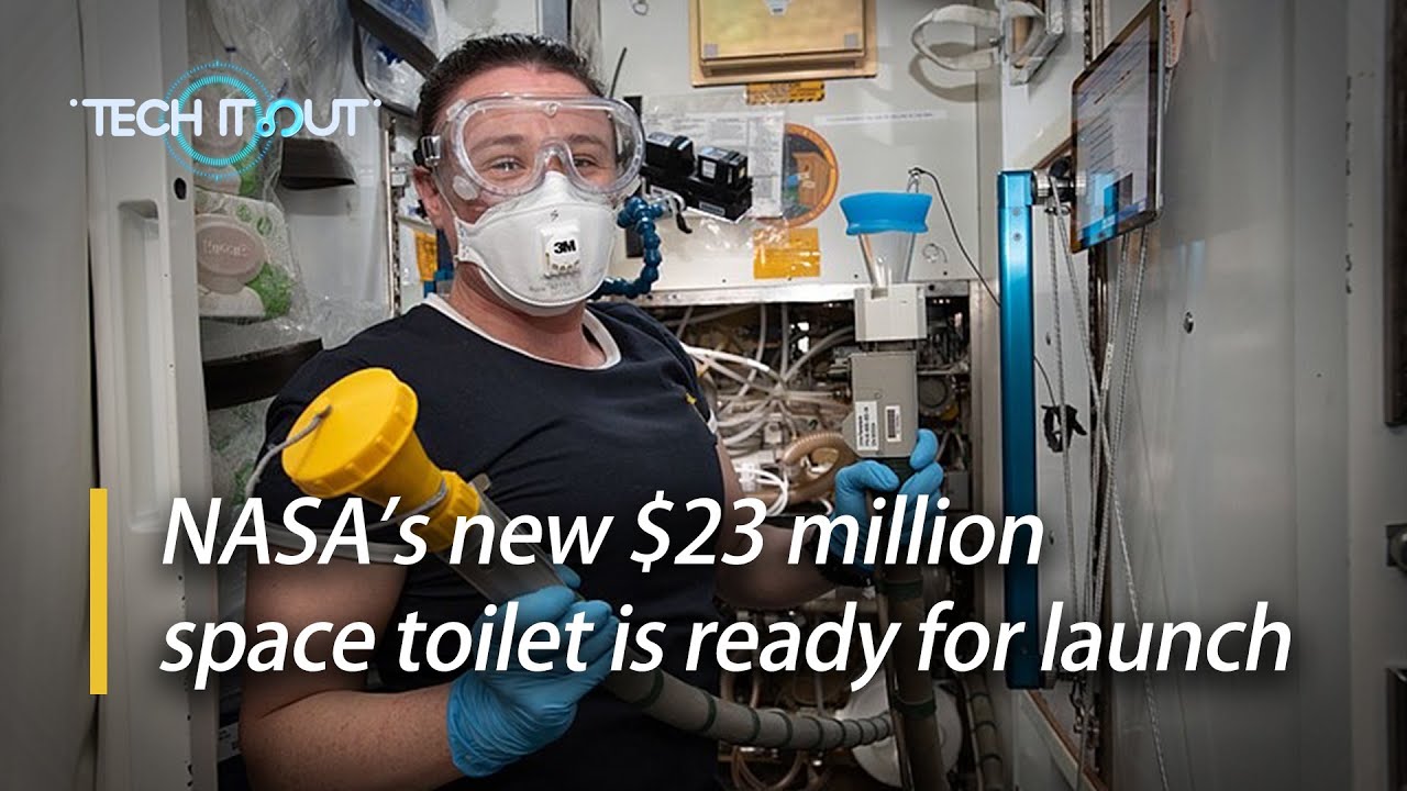 NASA's new $23 million space toilet is ready for launch - YouTube
