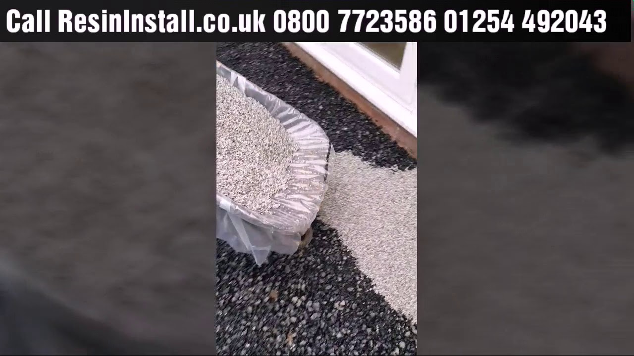 Resin Bound Install 50m2 Step by Step - YouTube
