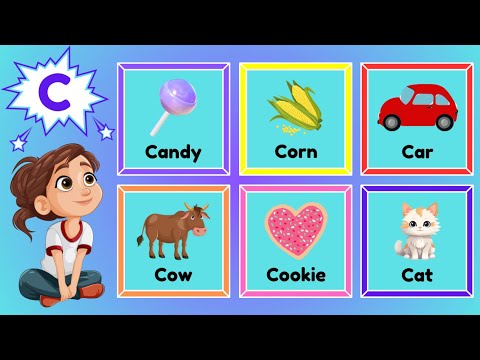 ABC Learning for Kids | Learn Alphabet Words from A to Z | Toddler ...