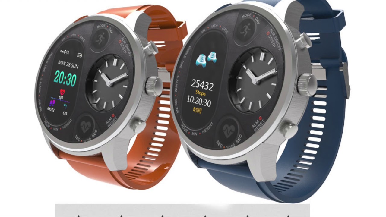 T3 Smartwatch Bluetooth Activity Tracker Dual Time Zones Waterproof ...