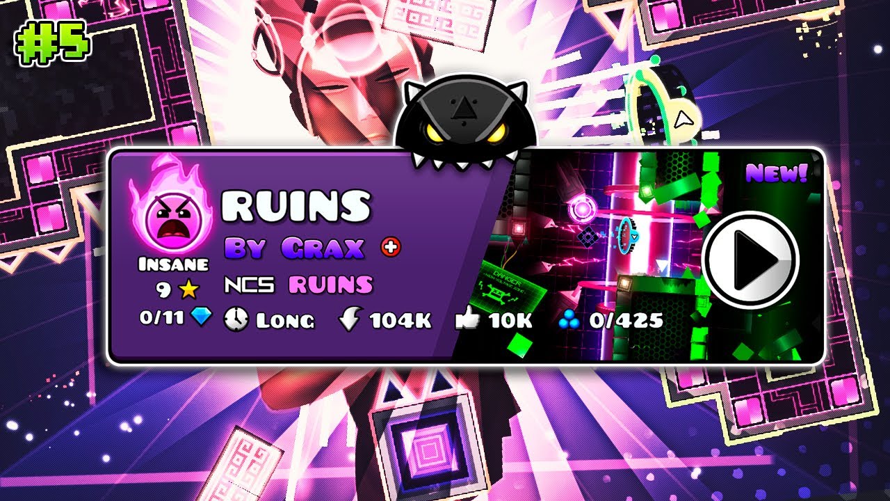 Event Level #5 | "RUINS" 100% by Grax | Geometry Dash [2.2] | Zerk ...