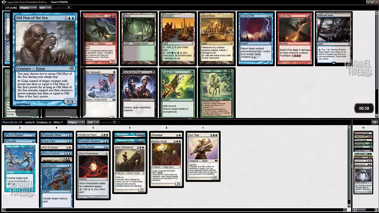 Channel LSV - Legacy Cube Draft (Drafting) - YouTube