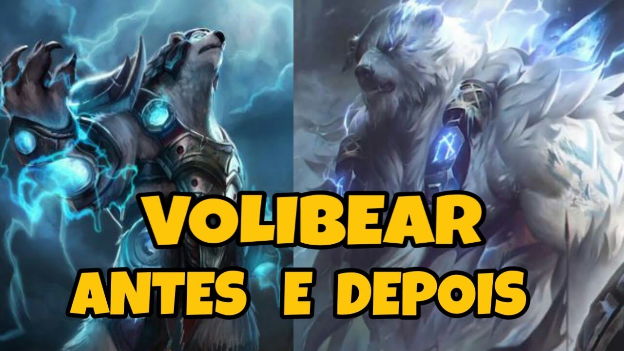 ANTIGO VOLIBEAR x NOVO VOLIBEAR || OLD VOLIBEAR x NEW VOLIBEAR ...