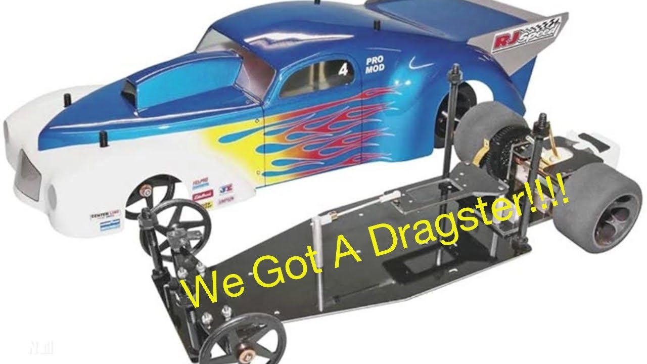 We bought a rc drag car!!! Rj speed promod - YouTube