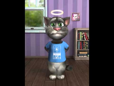 Talking Tom falling in love (talking angela song) - YouTube