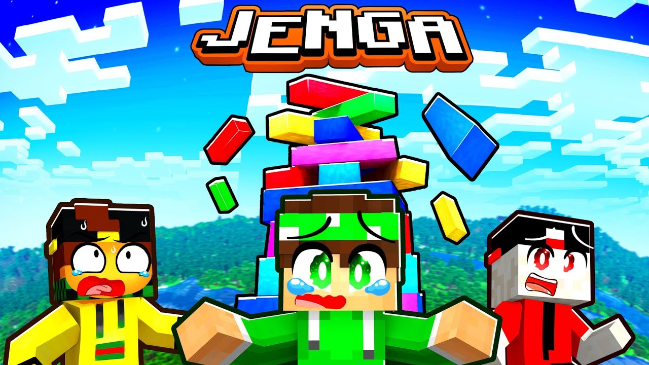 SFIDO I MIEI AMICI in JENGA su MINECRAFT! - YouTube