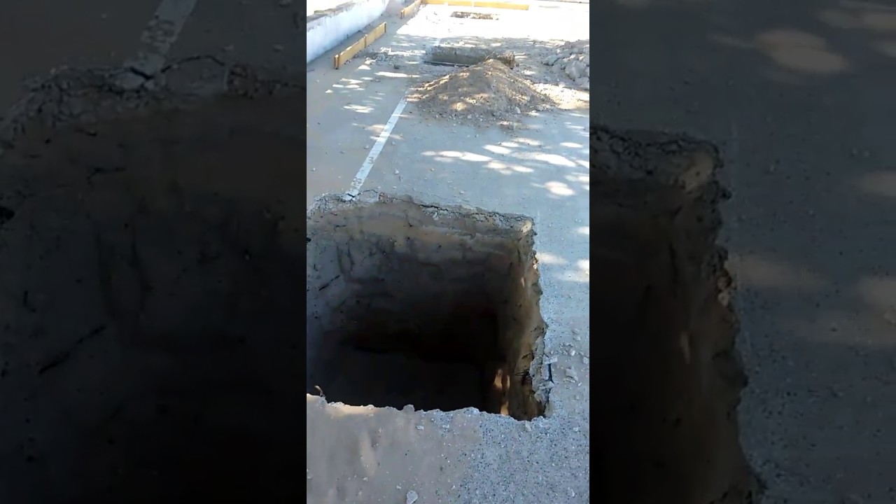 Menino doido, pulando em um buraco profundo... - YouTube