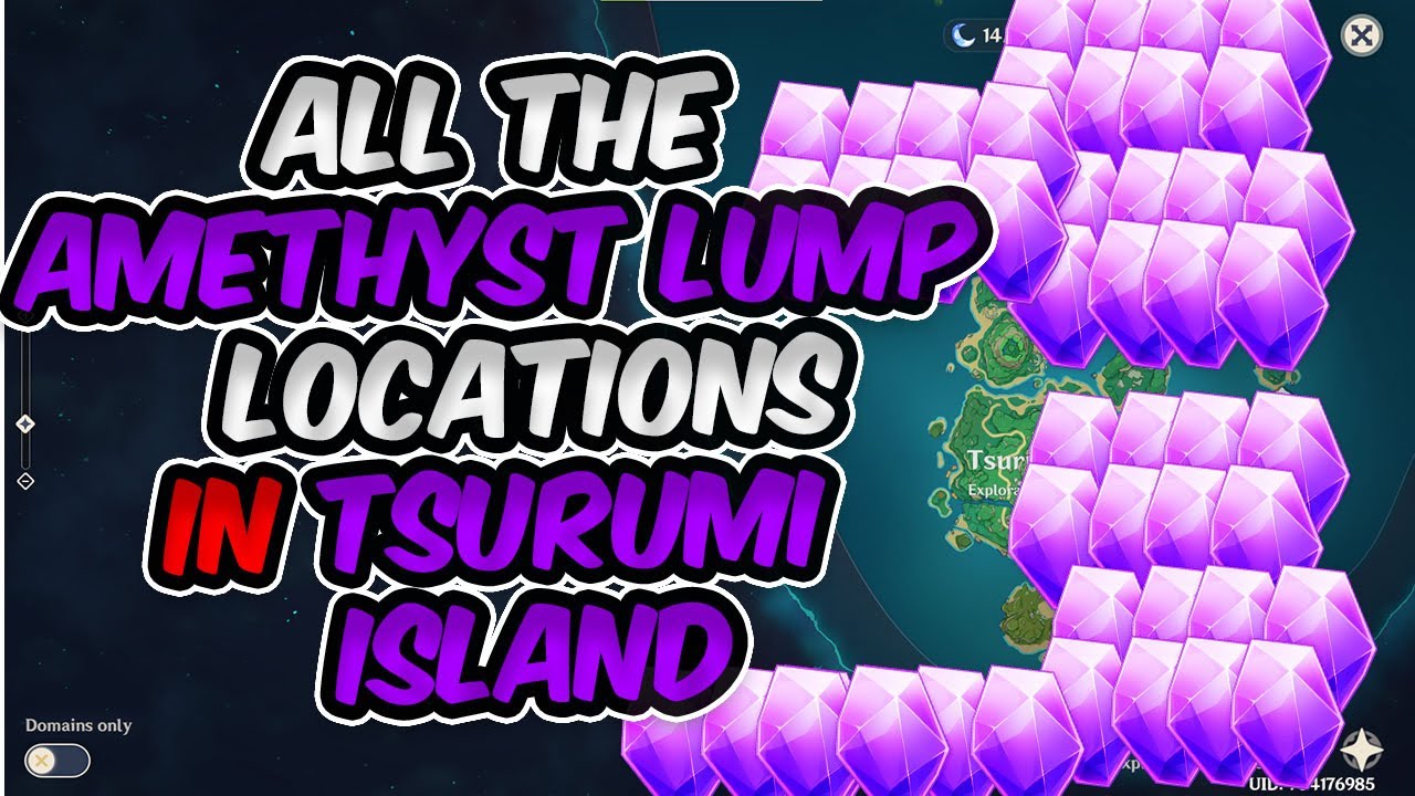 ALL Amethyst Lump Locations in Tsurumi Island (in 7 Minutes get more ...