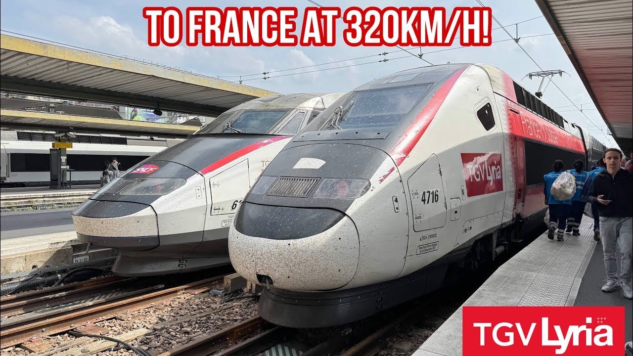 ONBOARD EUROPE’S FASTEST TRAIN AT 320KM/H! | SNCF TGV LYRIA TRIP REPORT ...