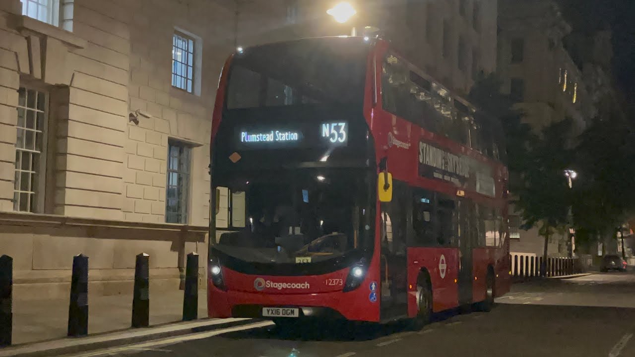 FRV. Stagecoach London Route N53. Whitehall, Horse Guards - Plumstead ...