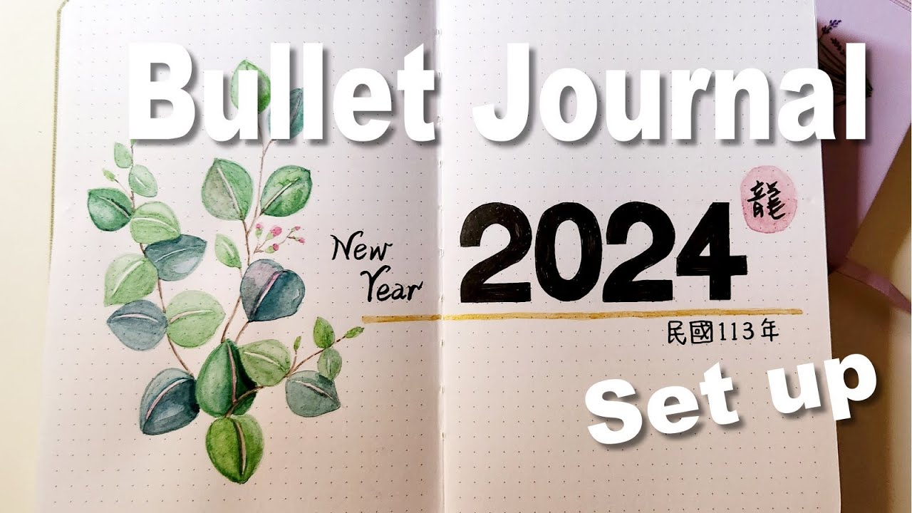 2024 bullet journal set up - YouTube