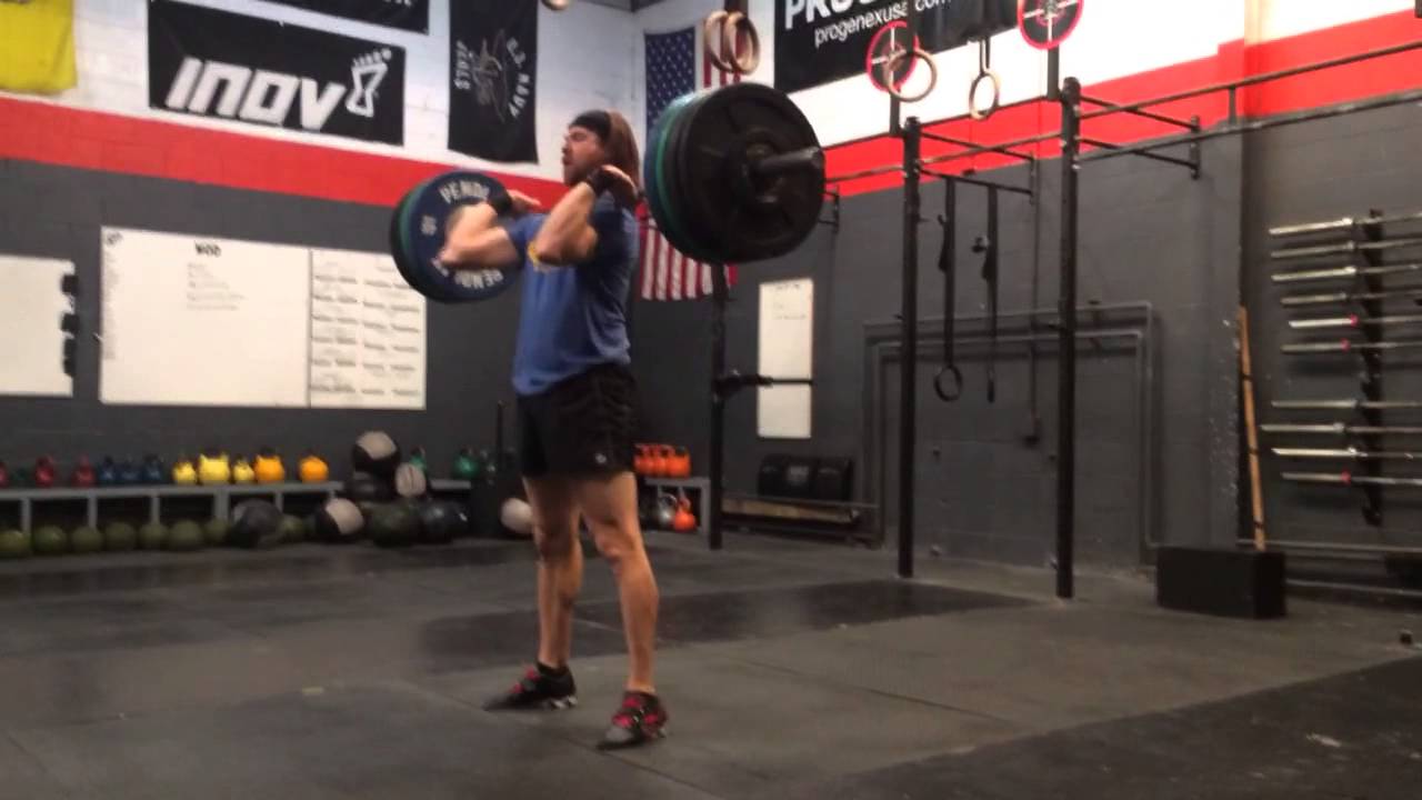 Brandon Chapin 245lb Clean and Jerk - YouTube