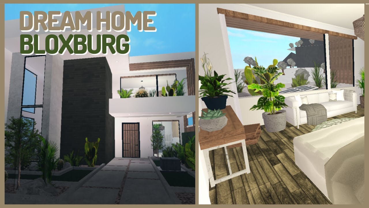 Building My Dream House | BLOXBURG Speedbuild - YouTube