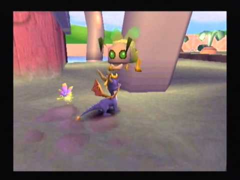 Spyro 2 - Robotica Farms Bee Glitch - YouTube