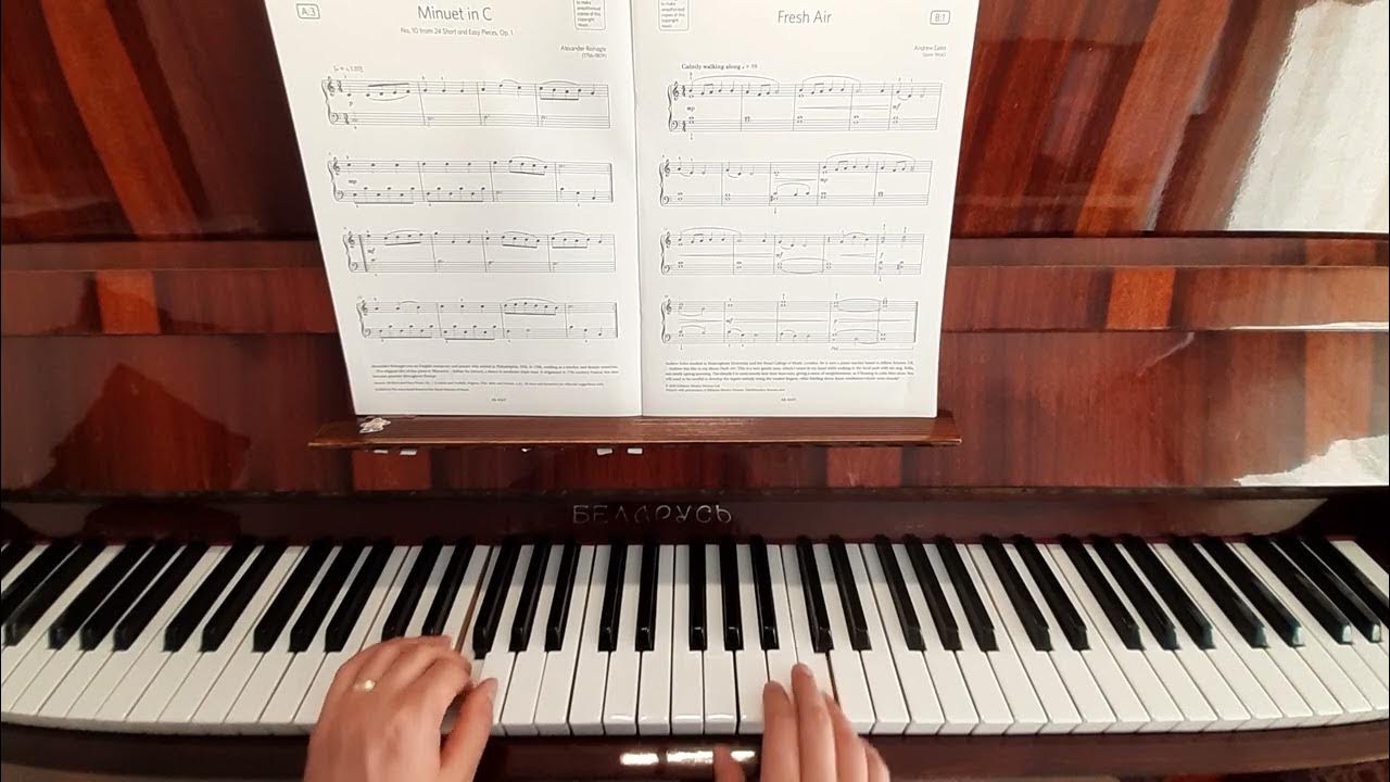 Minuet in C n.10 op.1 - Alexander Reinagle - ABRSM 2023-2024 piano grade 1 - Vasyl Mumzhu - YouTube