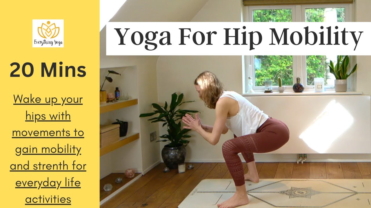Yoga hip mobility | 20 mins | beginner level - YouTube