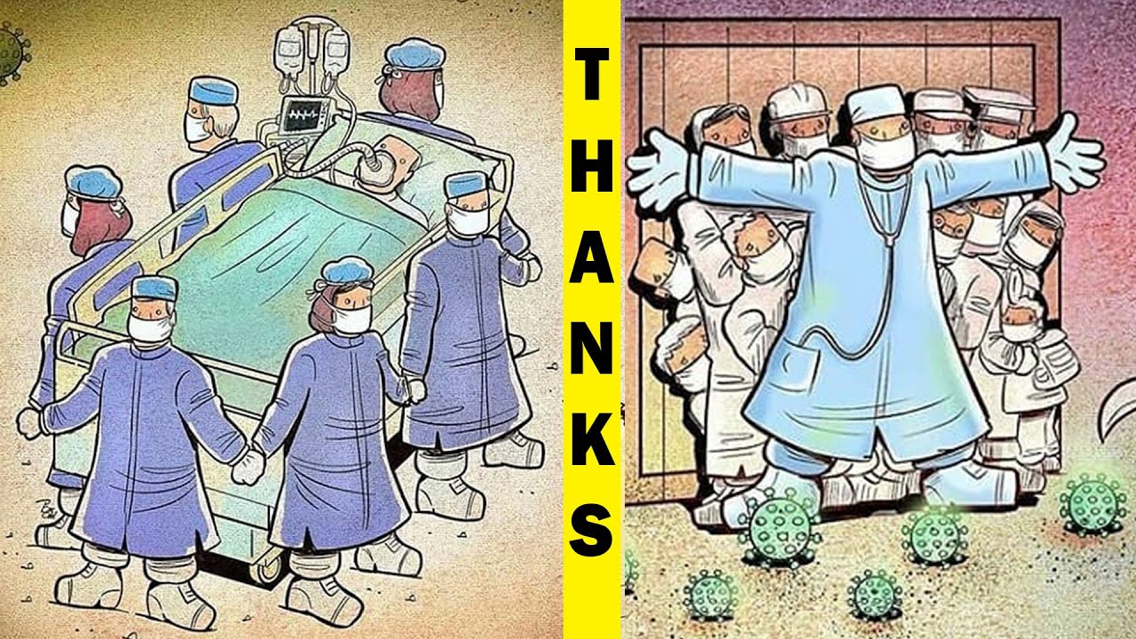 Big respect for doctors during this pandemic | Cartoon by ...