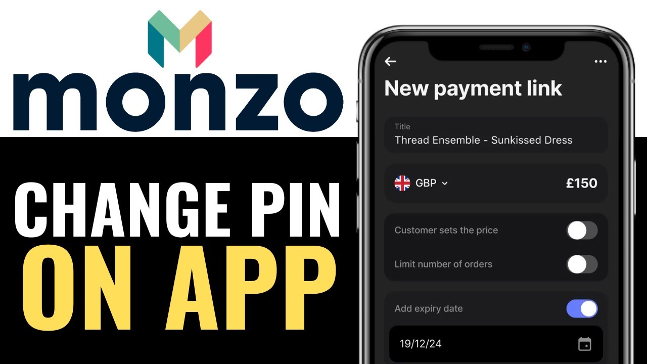How to Change Monzo Pin on App 2025 (QUICK GUIDE) - YouTube