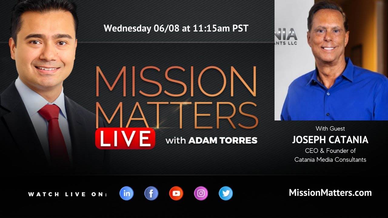 Author Joseph Catania to Launch New Book with Mission Matters - YouTube