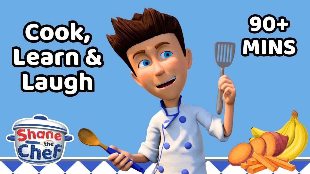 🍎 Cook, Learn & Laugh with Shane the Chef | Healthy Eating Cartoons For ...