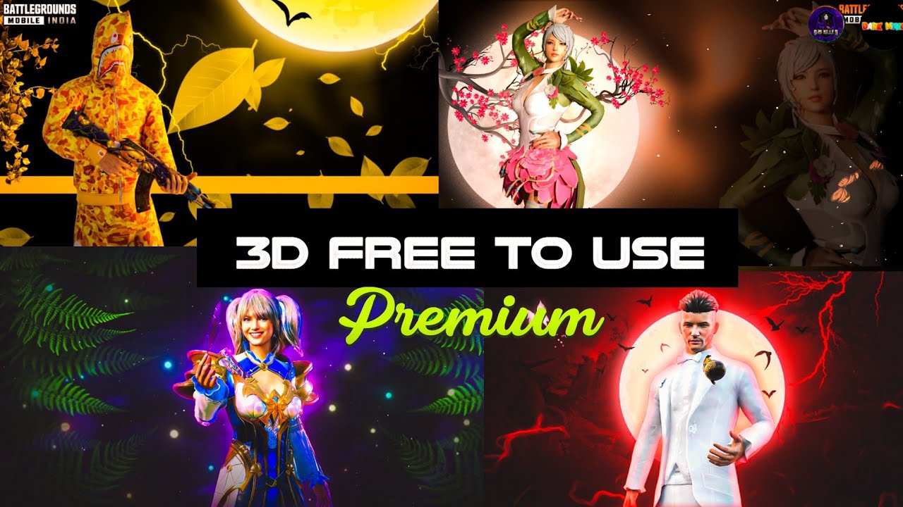 Free To Use Bgmi Thumbnail Pack | Top 14 Premium 🥰 Thumbnail | Collab ...
