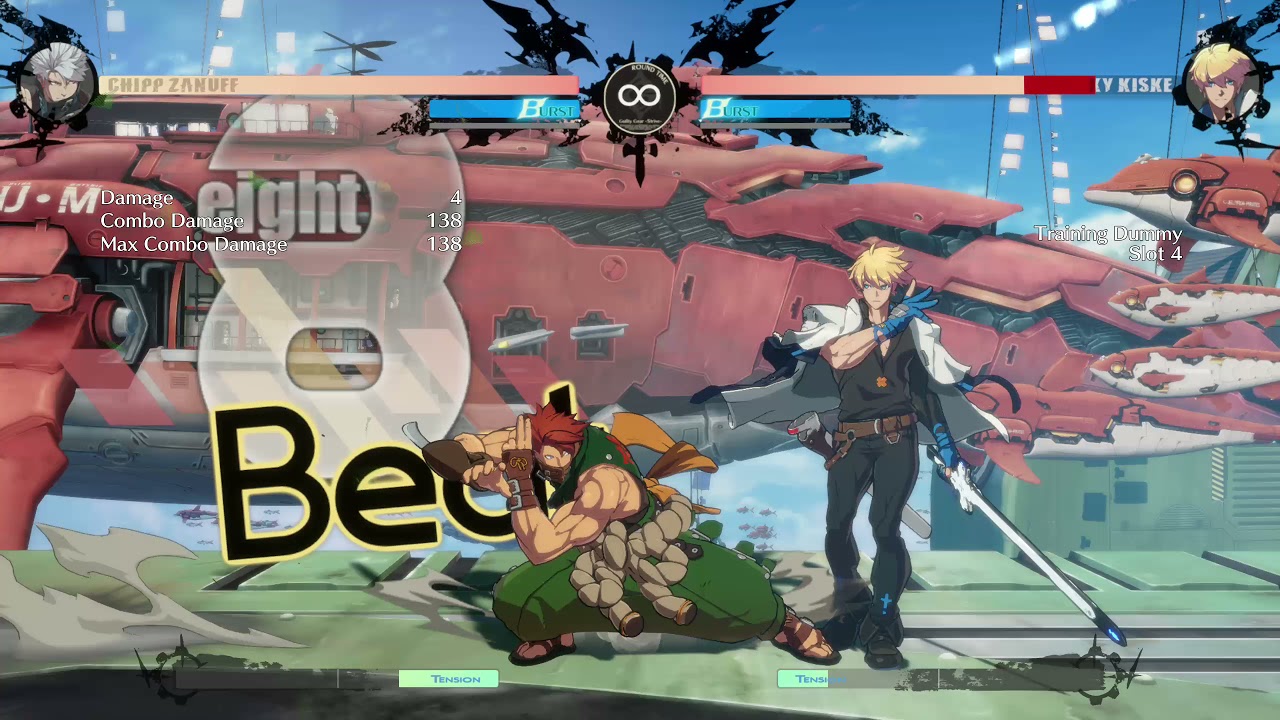 GGST [1.10] - Chipp 2S › 2H loop BnB - YouTube