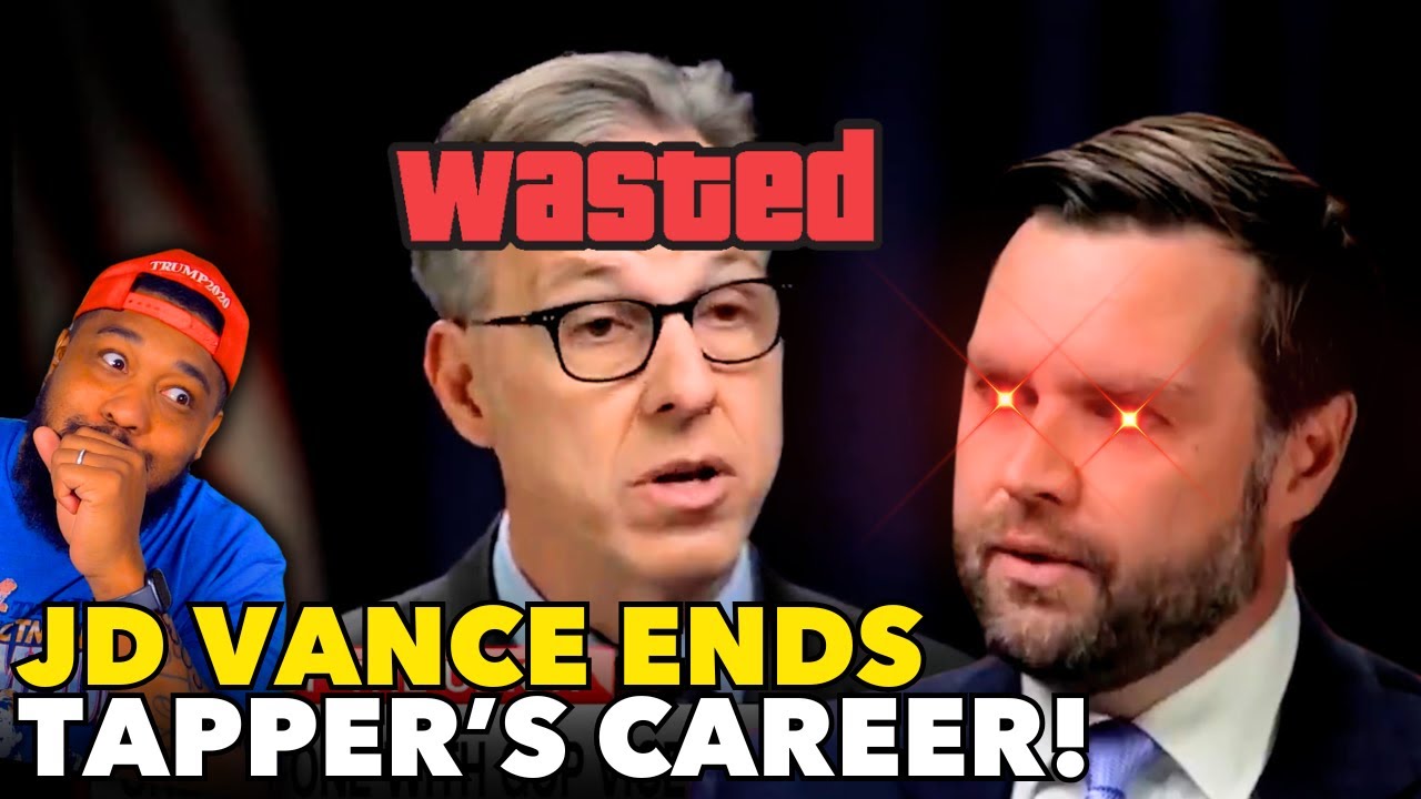 JD Vance ANNIHILATES CNN's Jake Tapper CRYING Over Trump Holding ...