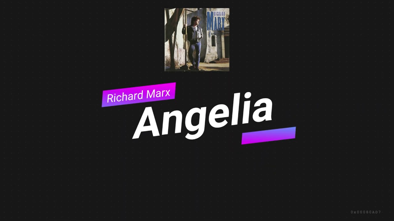 Angelia | Richard Marx | Lyrics ENG-ESP | UHD 4K - YouTube
