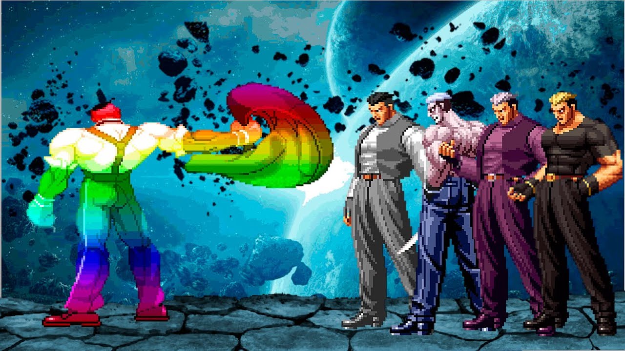 [KOF Mugen] Rainbow Dudley vs Ryuji Yamazaki Team - YouTube
