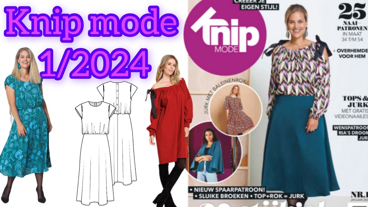 Knip mode 1/2024 , full preview - YouTube