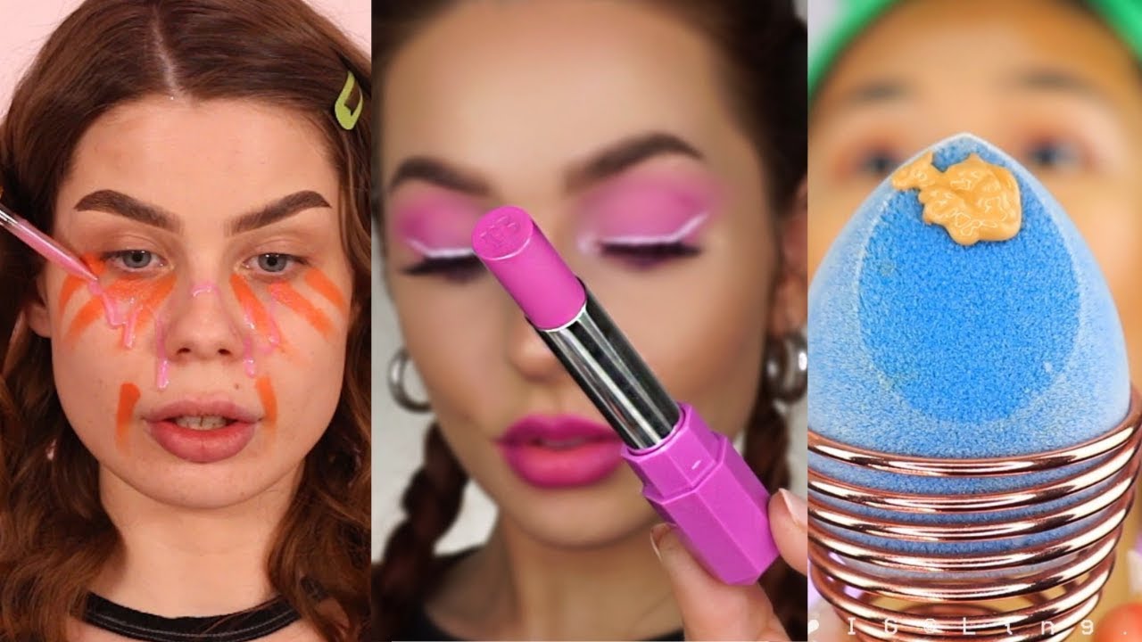 NEW MAKEUP TIPS AND TRICKS - TRENDY MAKEUP LOOKS - YouTube