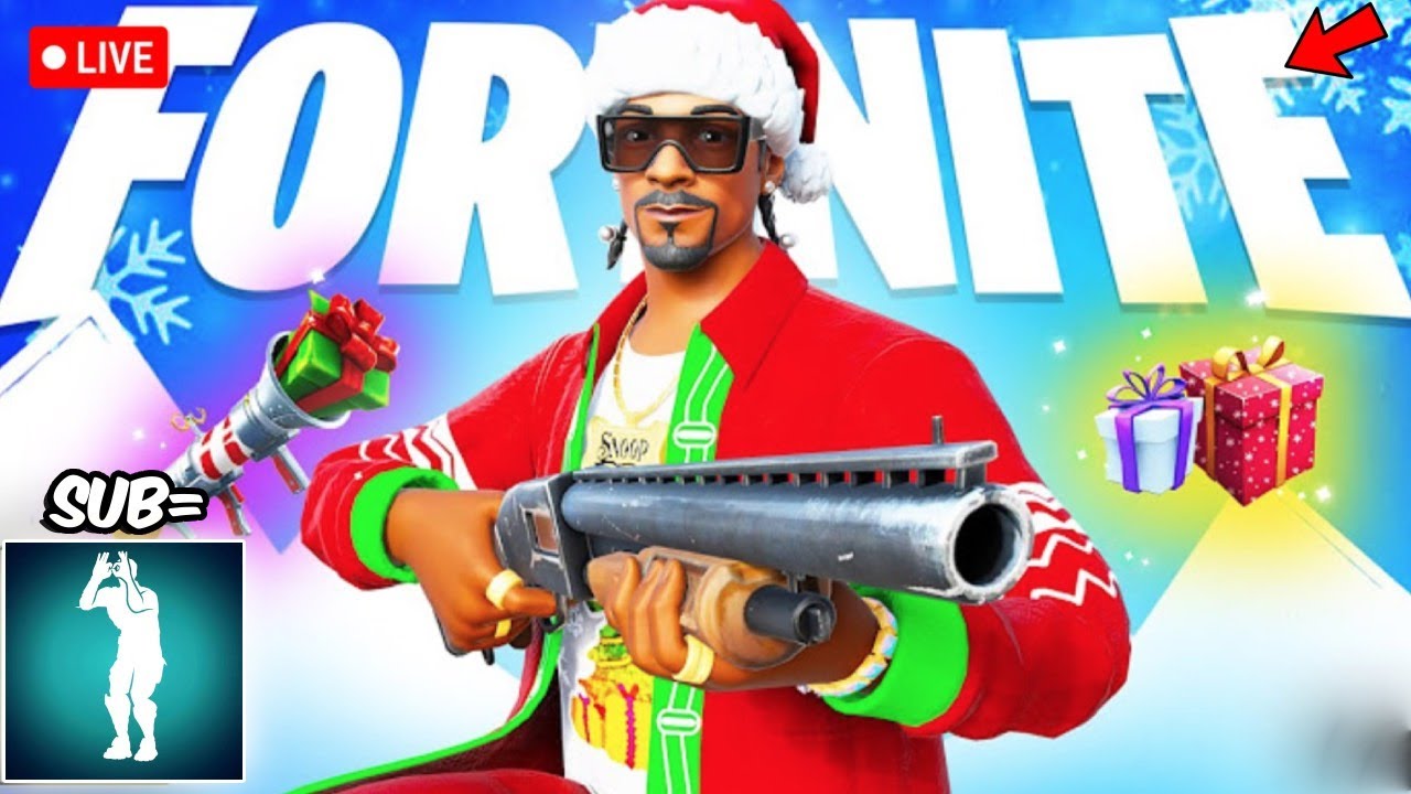 *DIRECTO* DOMINANDO EN FORTNITE WINTERFEST CON SKINS GRATIS, TRAVIS ...