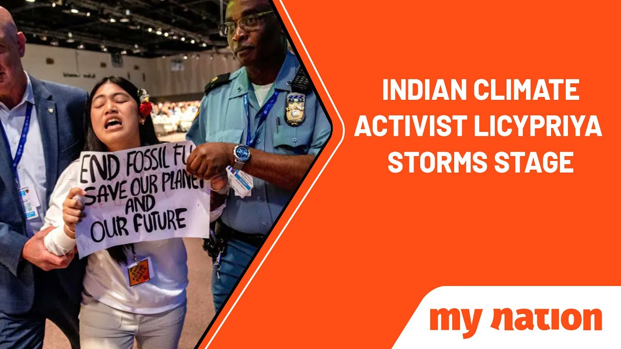 12-year-old Indian climate activist storms stage in COP28 Summit; WATCH ...
