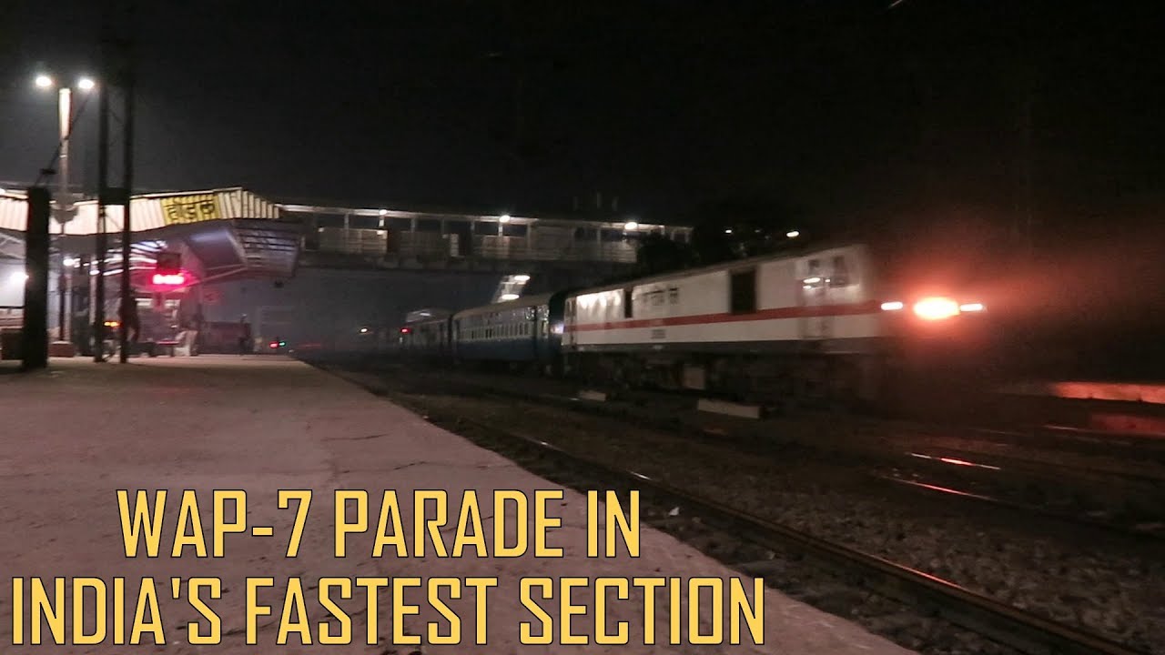 [17 in 1] The Staggering WAP-7 Parade: High Speed Power Packed Line Up ...