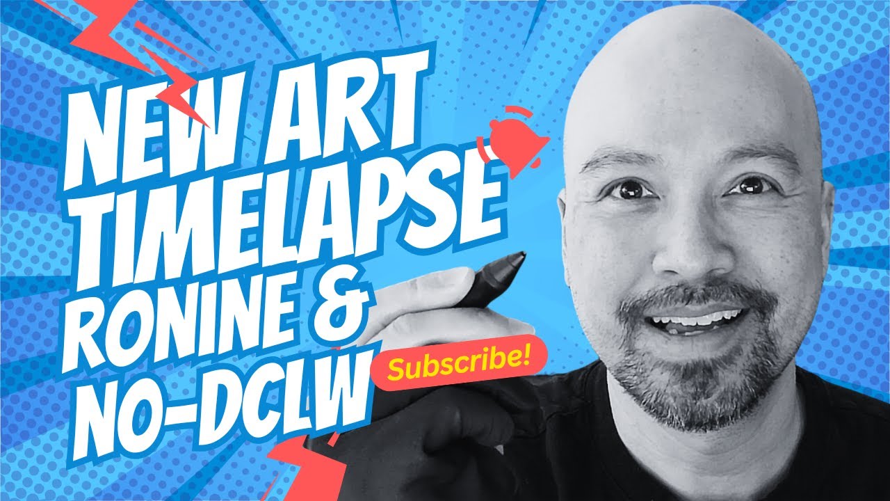 New Art Timelapse The RONINe & N0-DCLW | Drawn and Pop Cultured Ep 10 ...