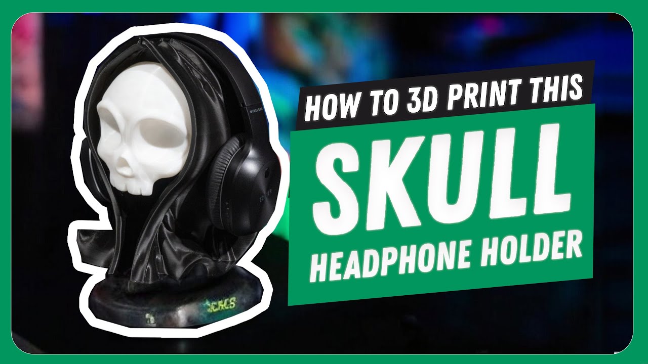 How to Slice: Grinning Reaper Headphone Holder - YouTube