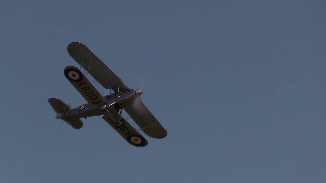 Hawker Demon & Gloster Gladiator At Shuttleworth Military Pageant 2018 ...